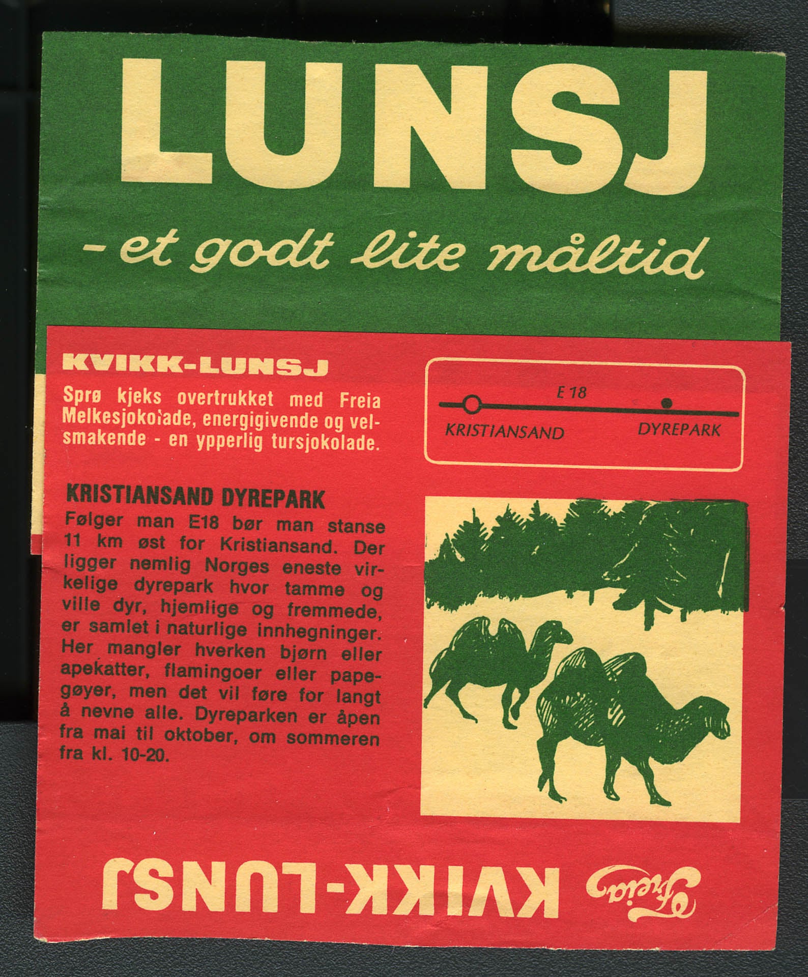 Kvikk Lunch - nå med et snev av kamel... | Dyreparken